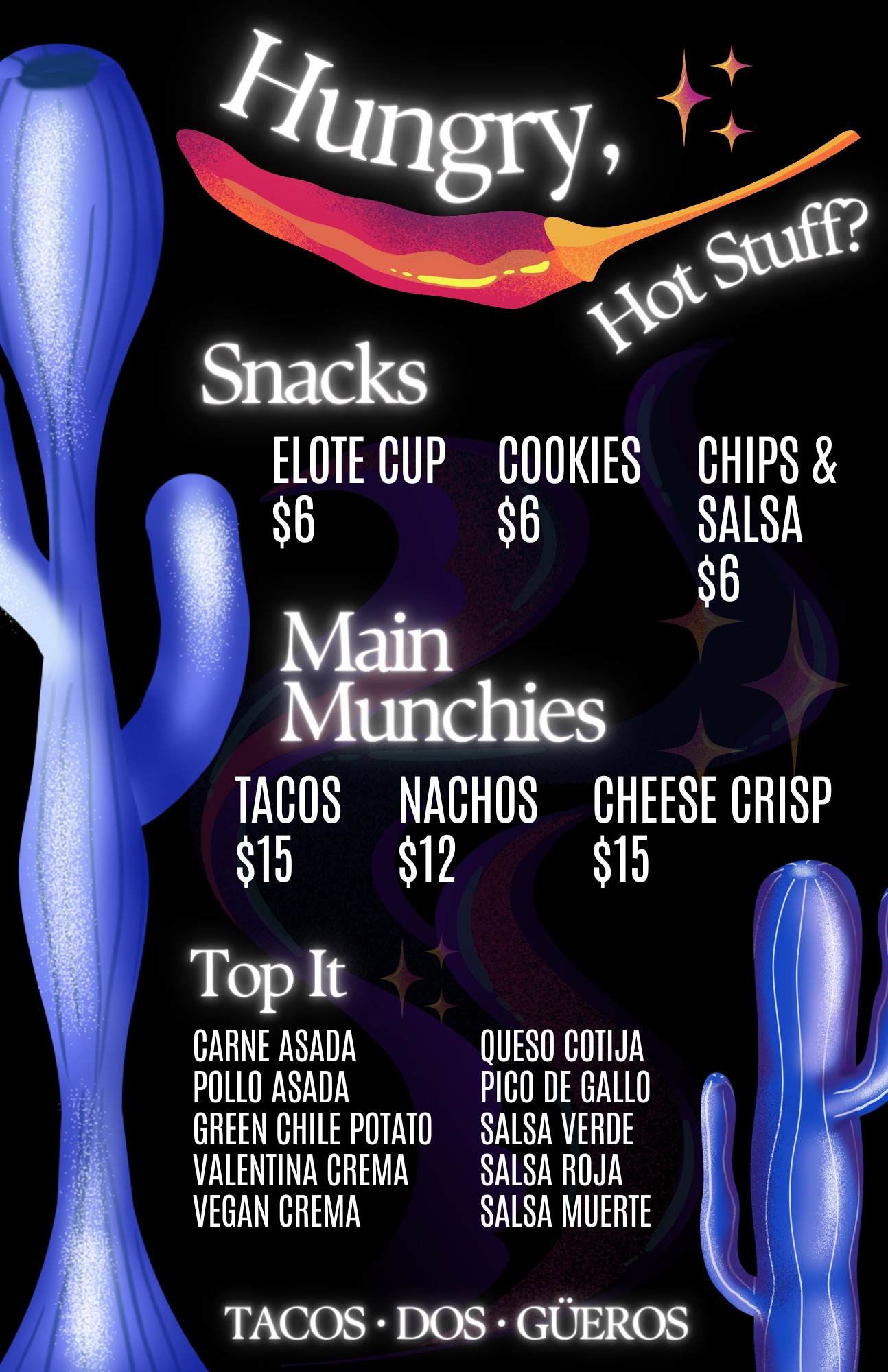 Menus : Walter WhereHouse